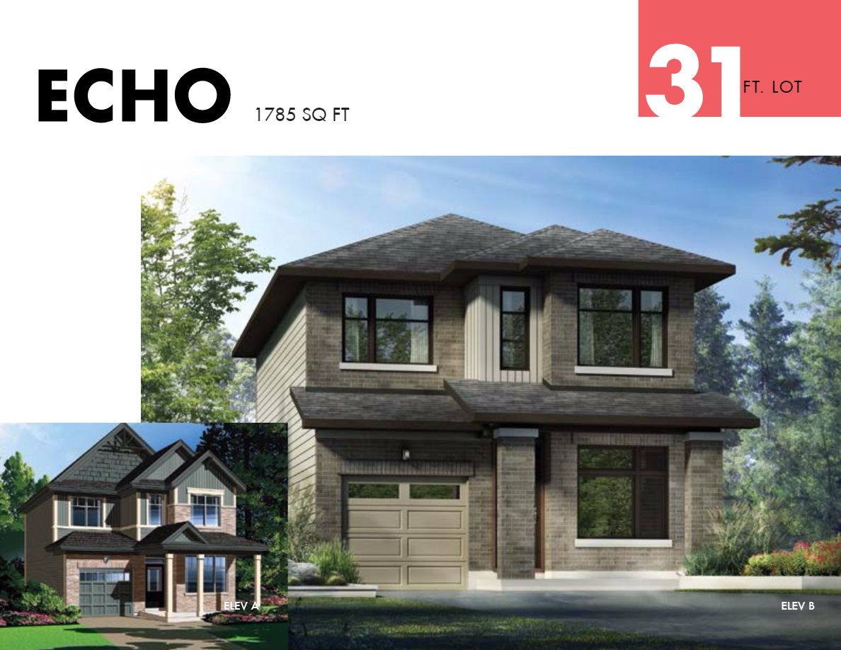 Riverside South - Echo Floor Plan, Ottawa ON | Livabl