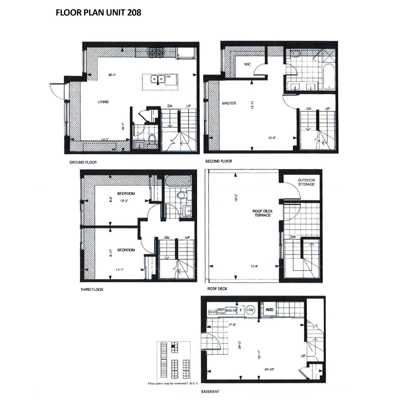 Towns on Curzon | Unit 208 | Floor Plans and Pricing