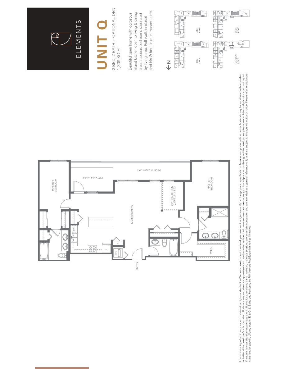 Elements in Langley - Q Floor Plan, Langley Township BC | Livabl
