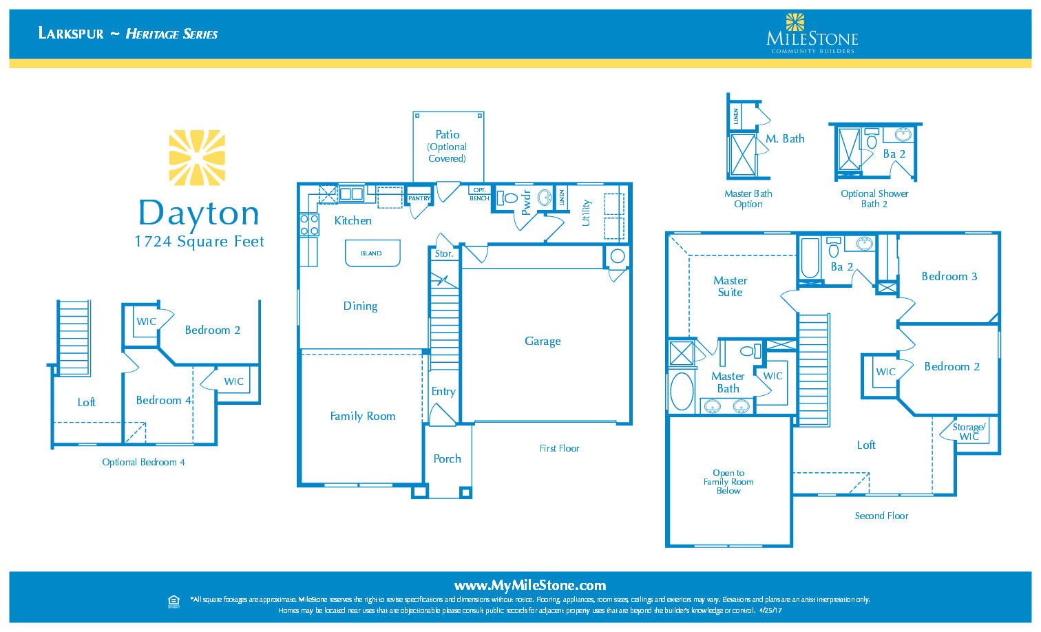 Larkspur - Dayton Floor Plan, Leander TX | Livabl