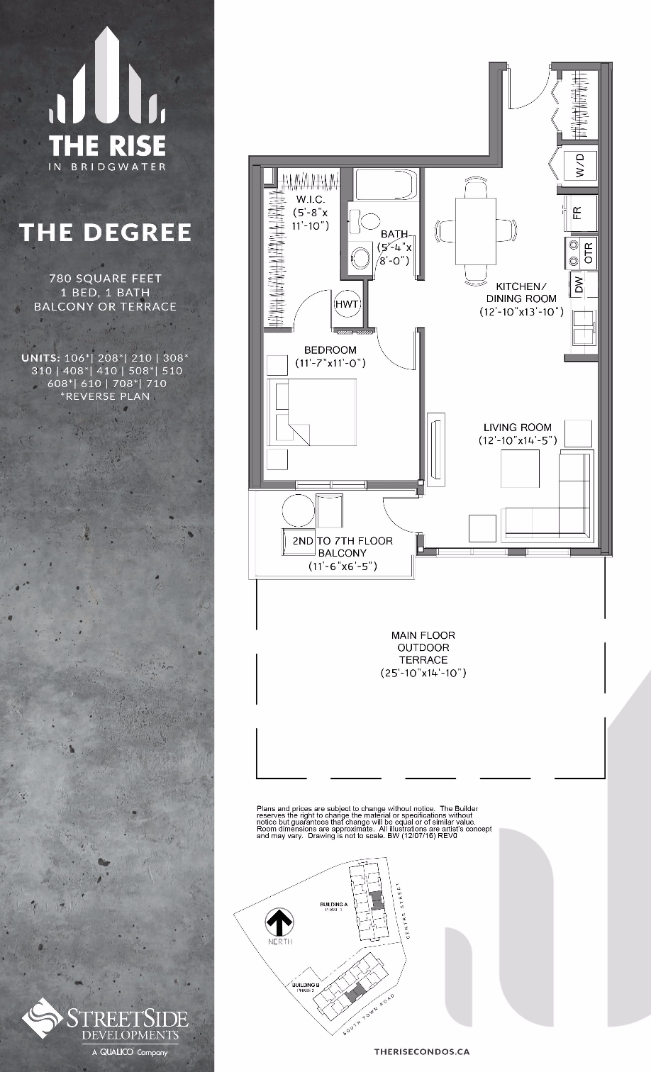 The Rise - Degree Floor Plan, Winnipeg MB | Livabl