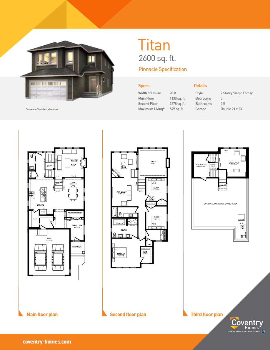 Cy Becker - Titan Floor Plan, Edmonton AB | Livabl