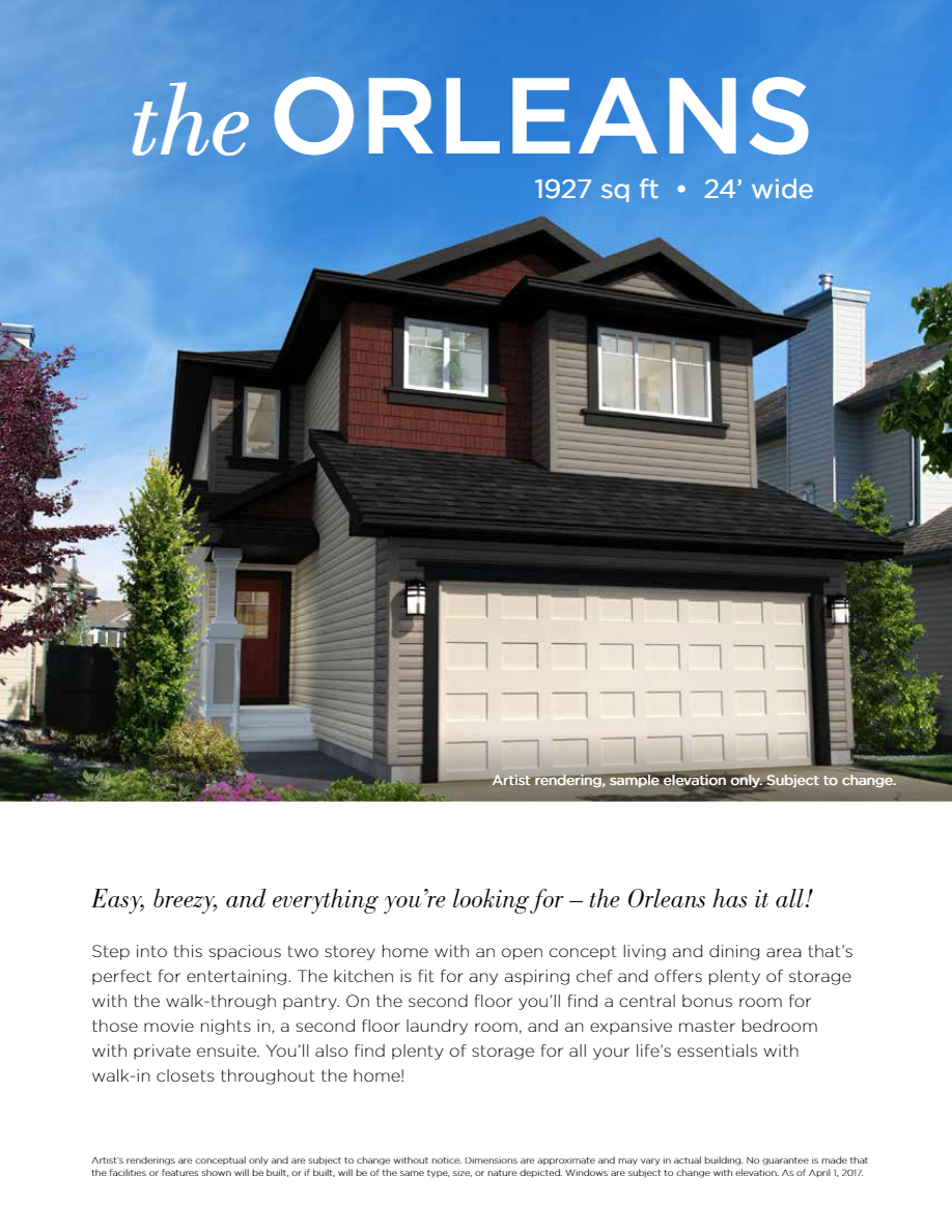 Ridgecrest at Glenridding Ravine | Orleans | Floor Plans and Pricing