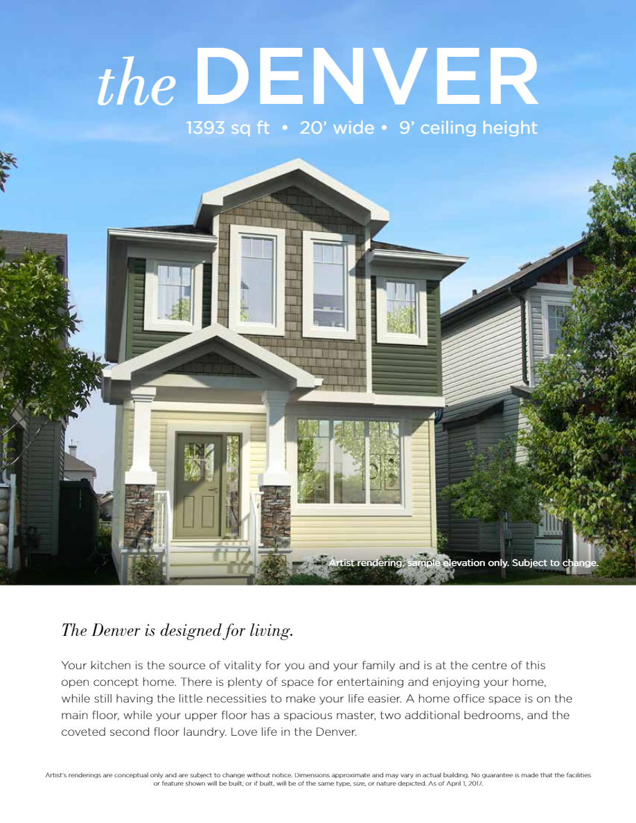 Cy Becker - Denver Floor Plan, Edmonton AB | Livabl