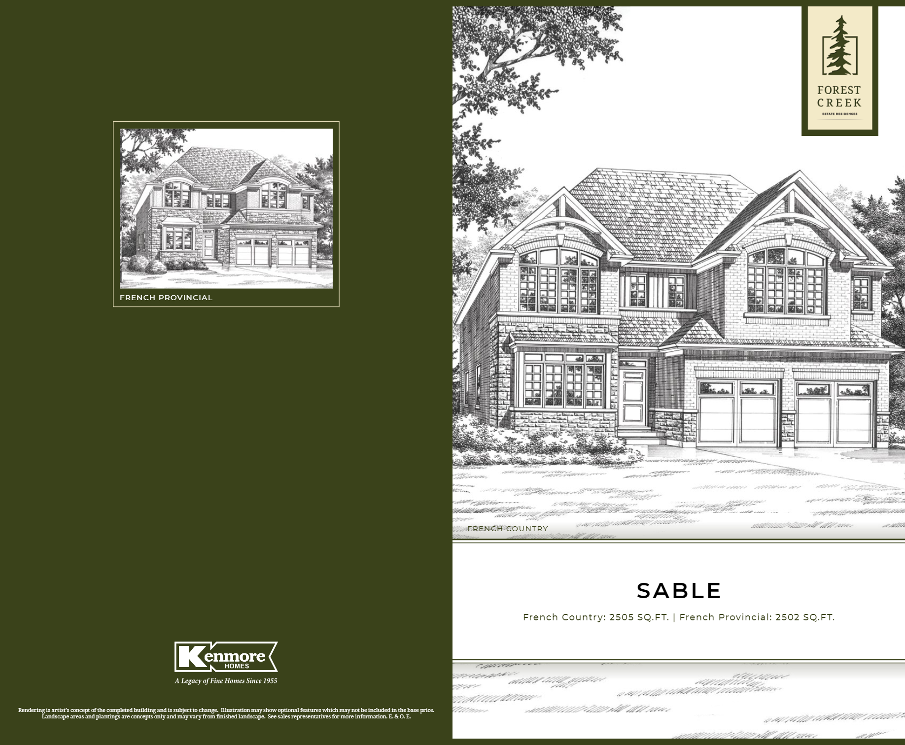 Forest Creek | Sable | Floor Plans and Pricing