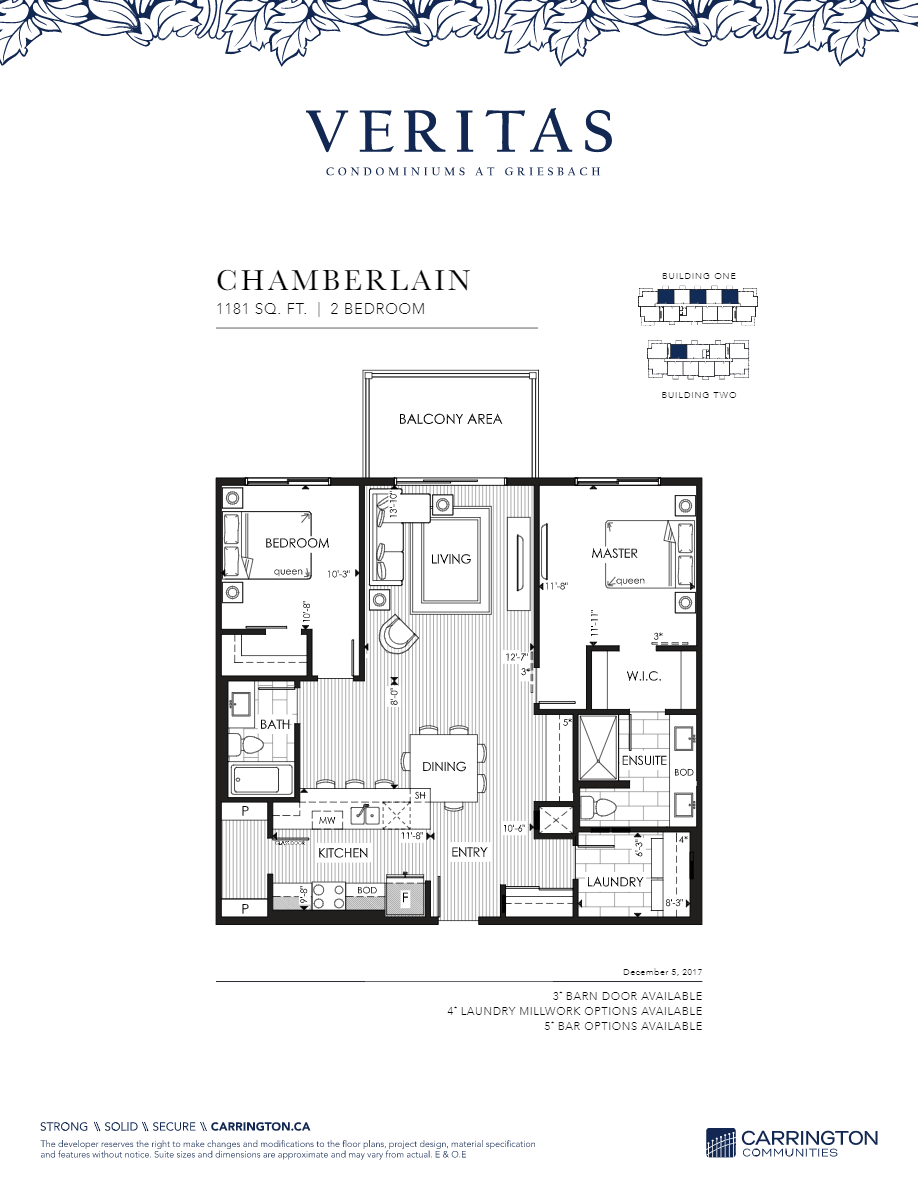 Veritas - Chamberlain Floor Plan, Edmonton AB | Livabl