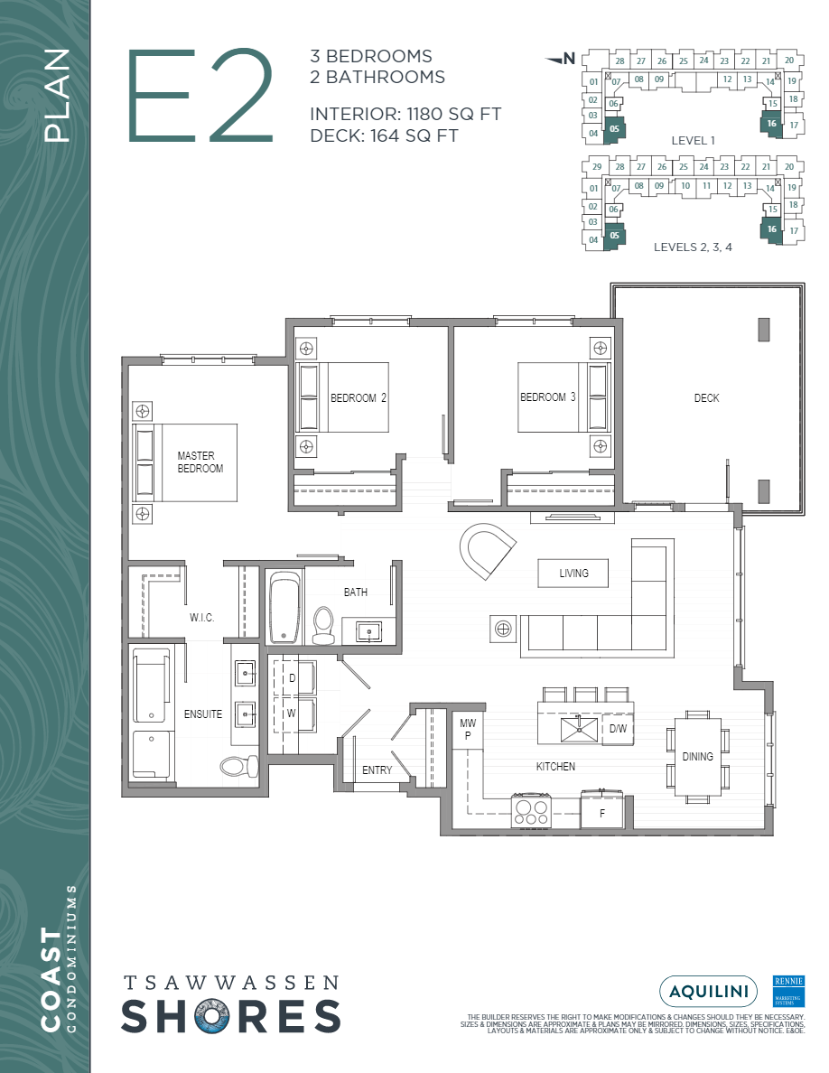 Coast at Tsawwassen Shores - E2 Floor Plan, Tsawwassen BC | Livabl