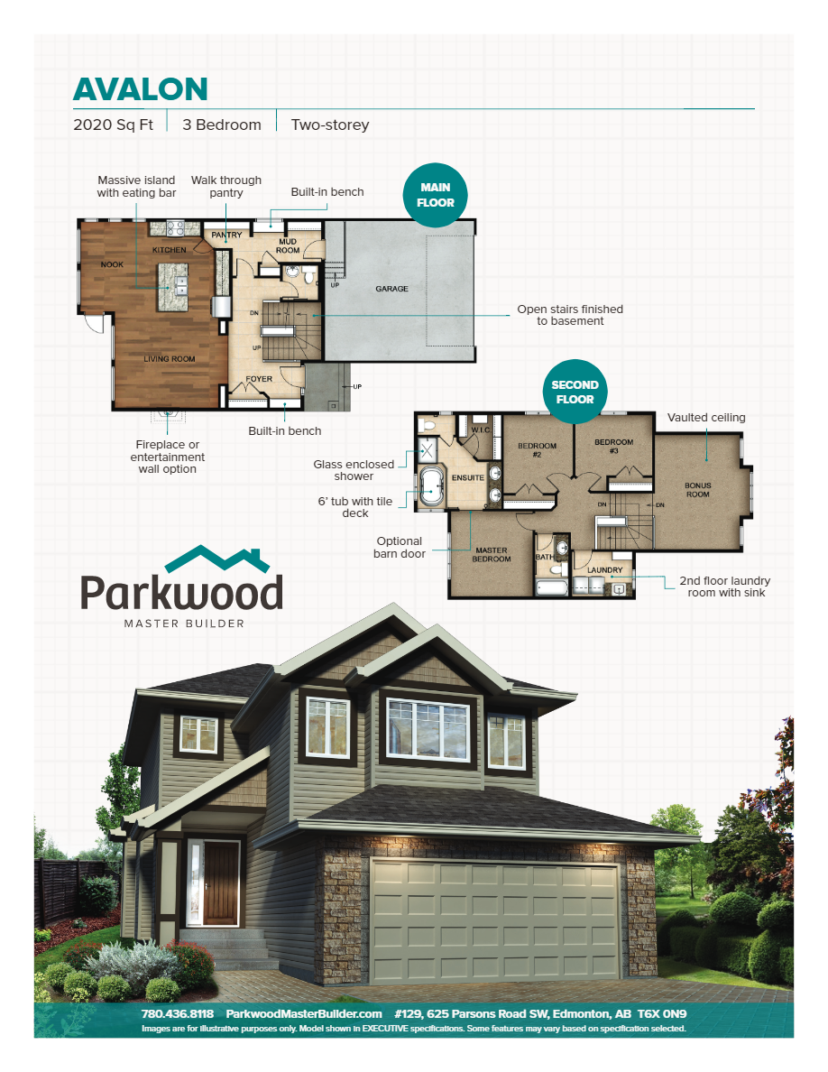 Tamarack Common - Avalon Floor Plan, Edmonton AB | Livabl