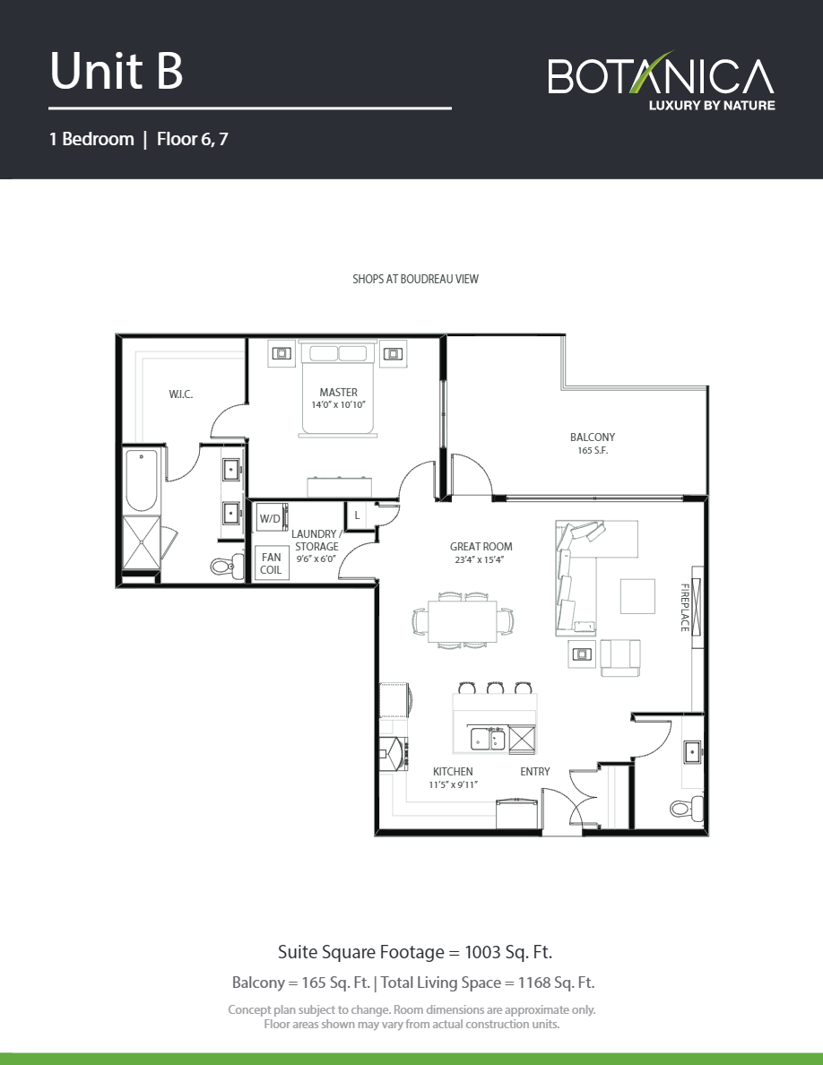 Botanica - B Floor Plan, St. Albert AB | Livabl