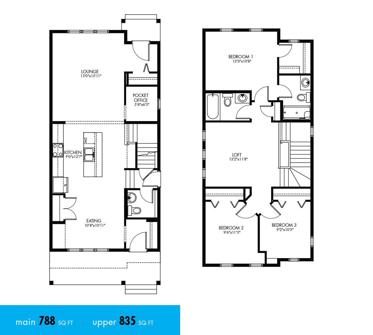 Laurel Green - Sheldon Floor Plan, Edmonton AB | Livabl