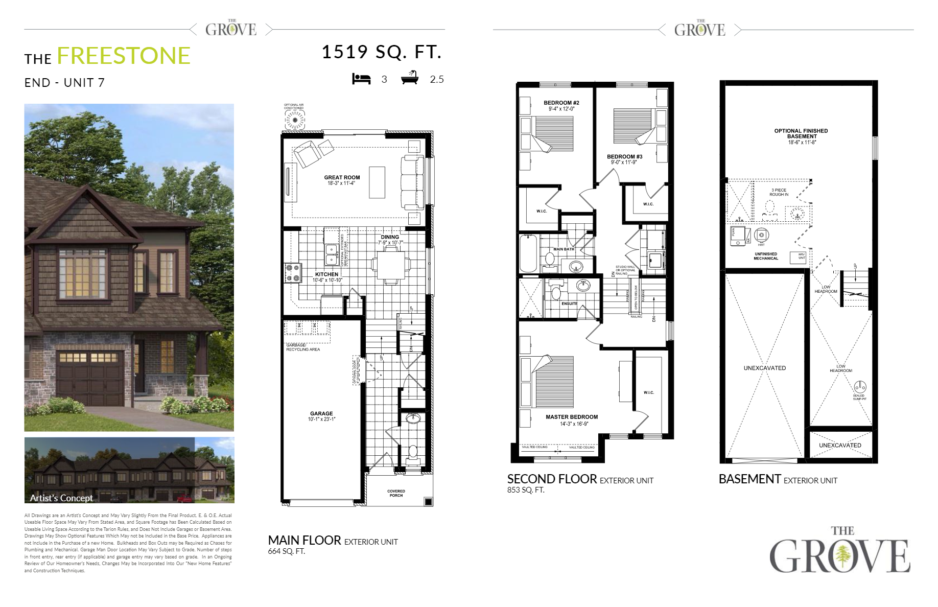 The Grove | Freestone | Floor Plans and Pricing