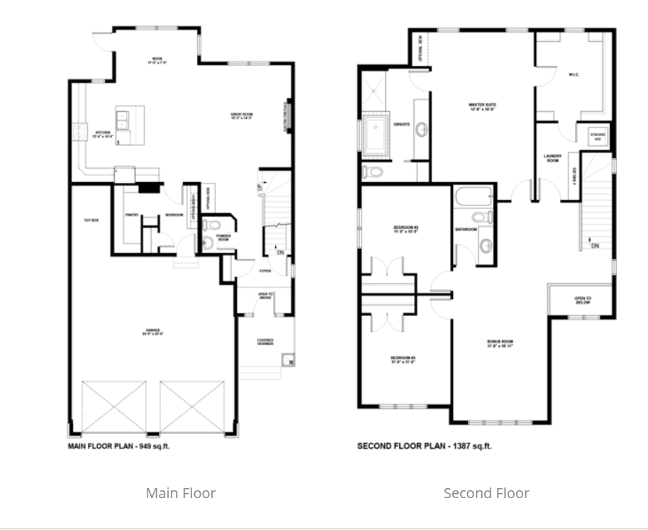 Hawks Ridge at Big Lake - Adelaide Floor Plan, Edmonton AB | Livabl