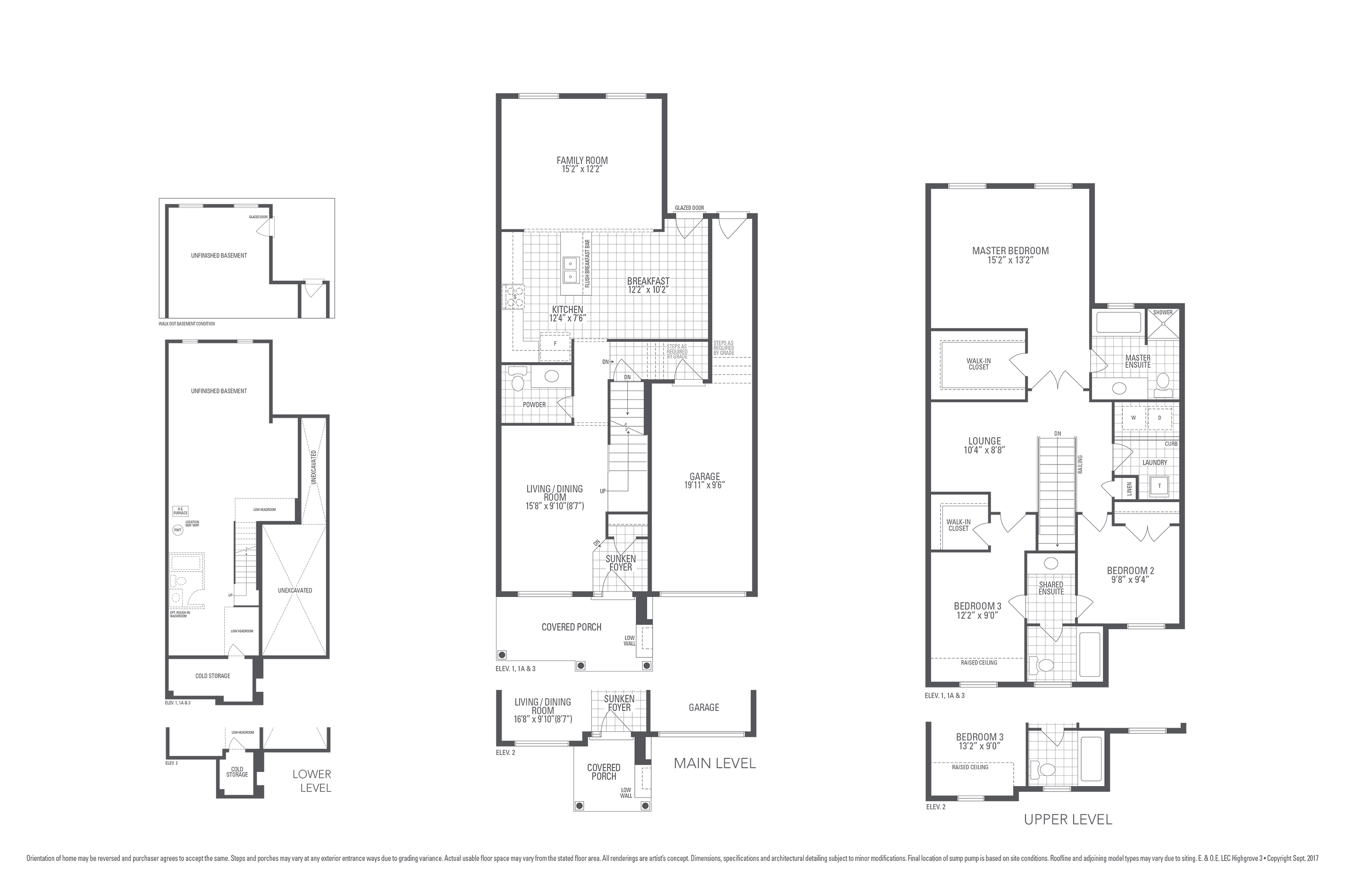 Mountainview Heights - Highgrove 3 Floor Plan, Hamilton ON | Livabl
