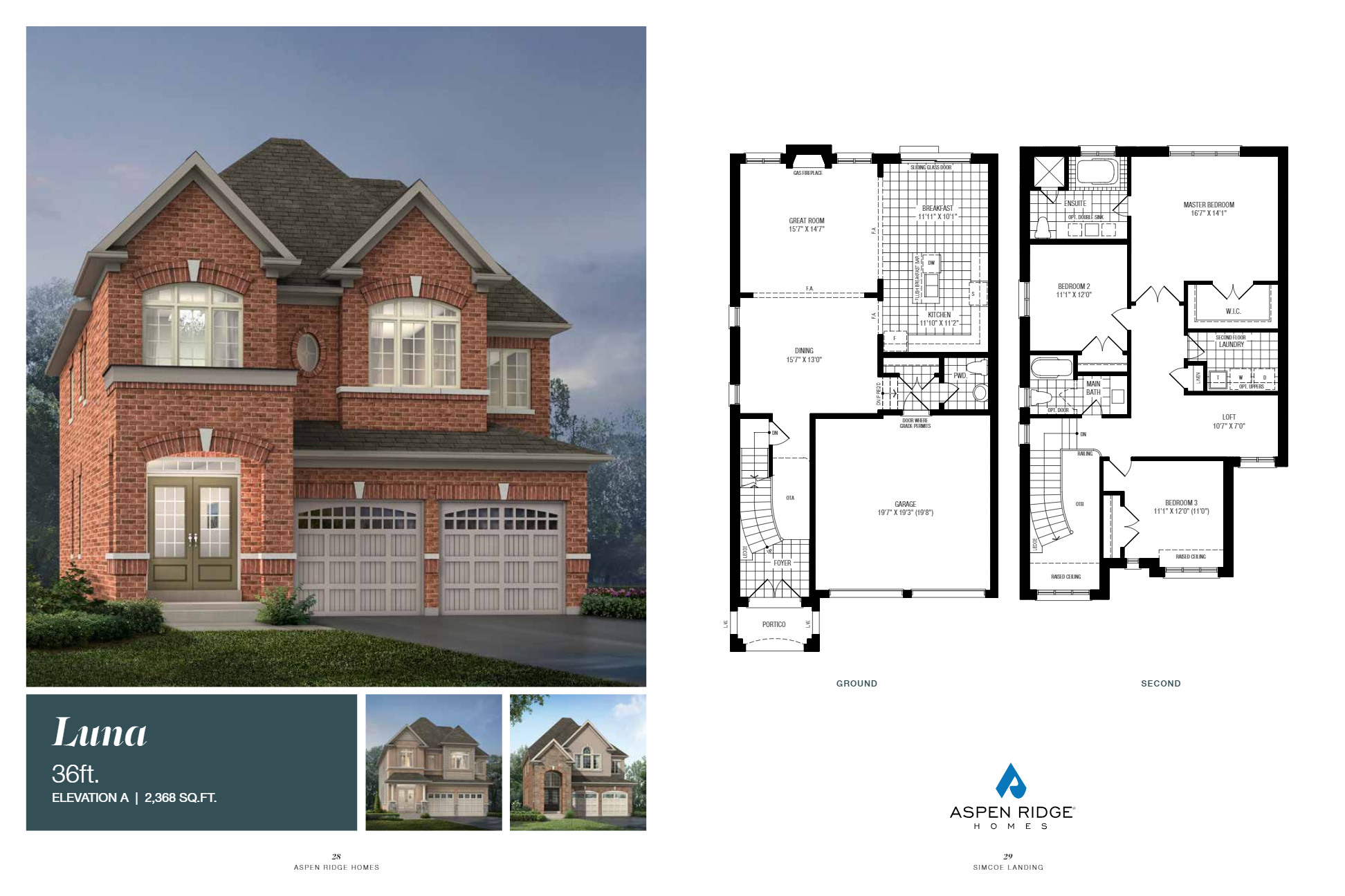 Simcoe Landing | Luna 4A | Floor Plans and Pricing