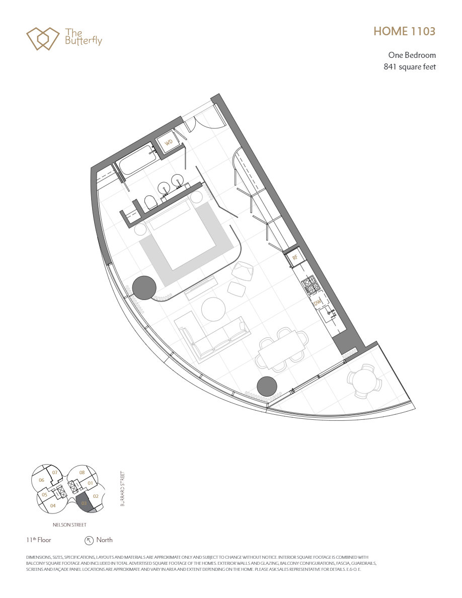 Butterfly - 03 Floor Plan, Vancouver BC | Livabl