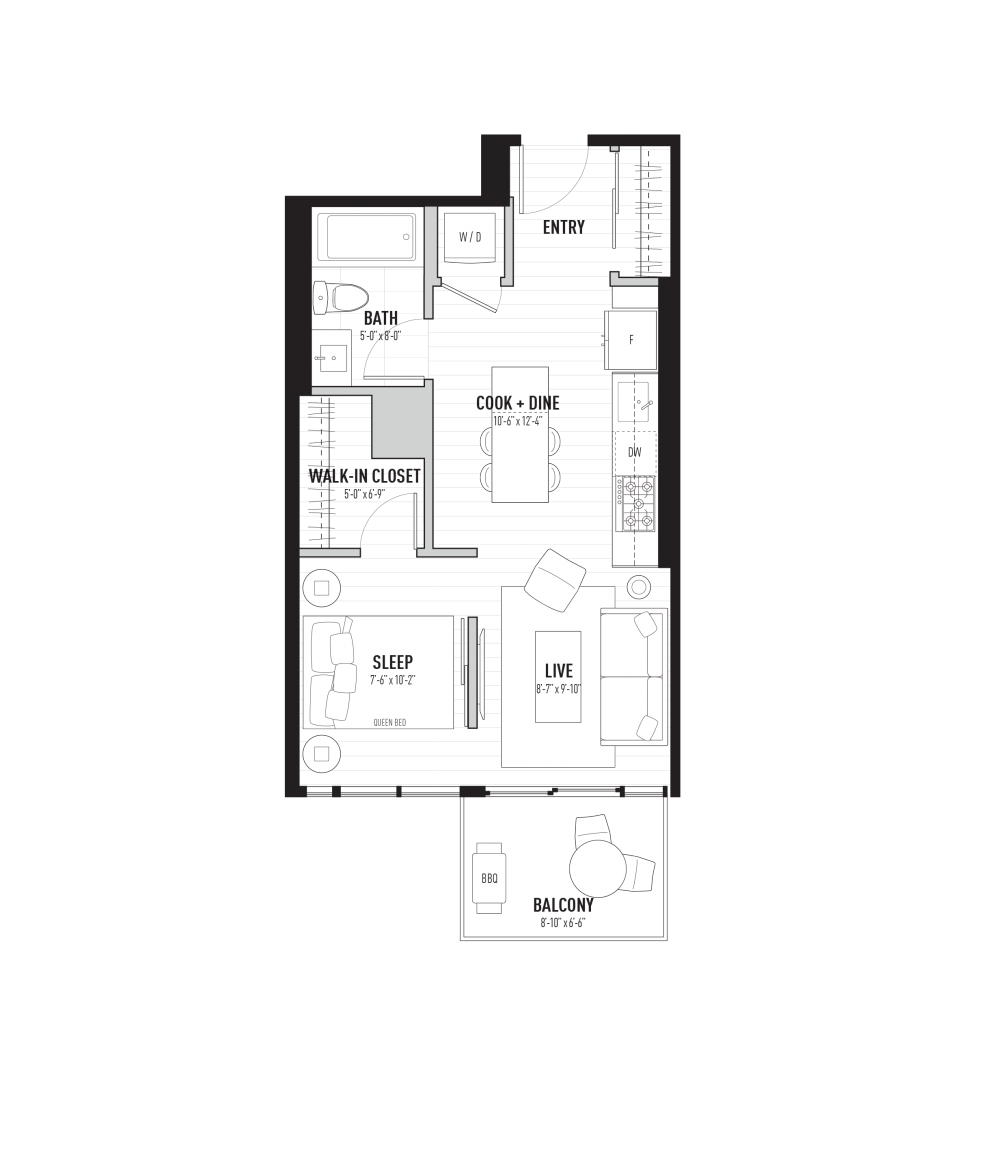 The Annex - The George Floor Plan, Calgary AB | Livabl