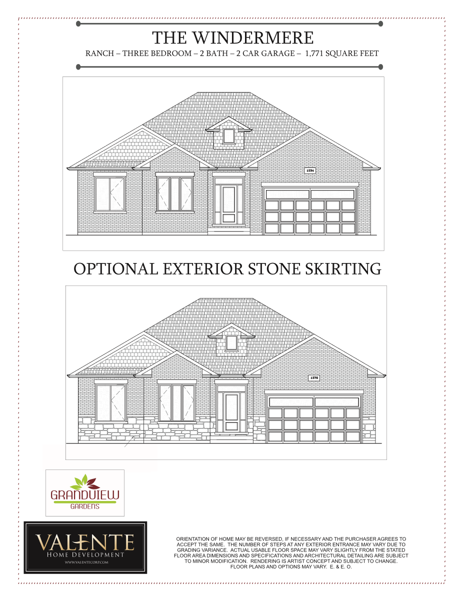 Grandview Gardens | The Windermere | Floor Plans and Pricing
