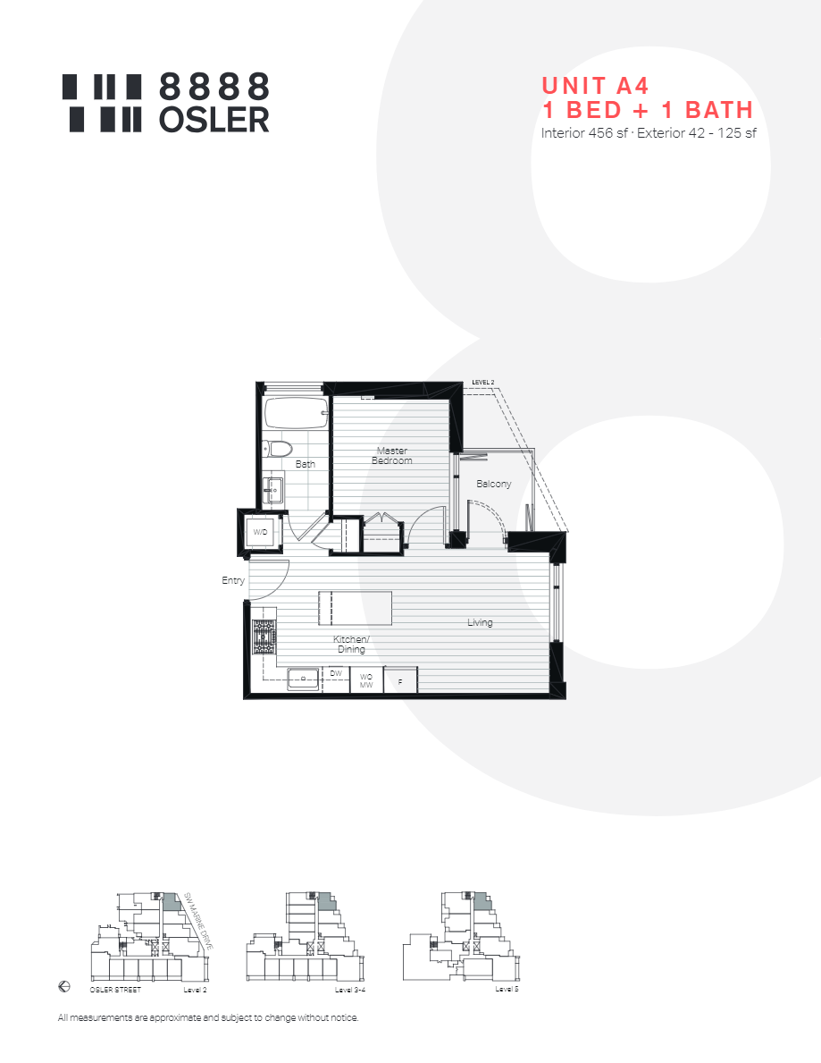 8888 Osler - A4 Floor Plan, Vancouver BC | Livabl