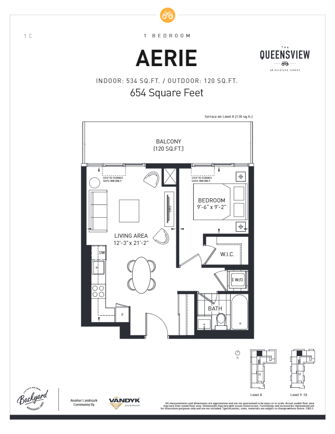 The Queensview at Backyard Condos | Aerie | Floor Plans and Pricing