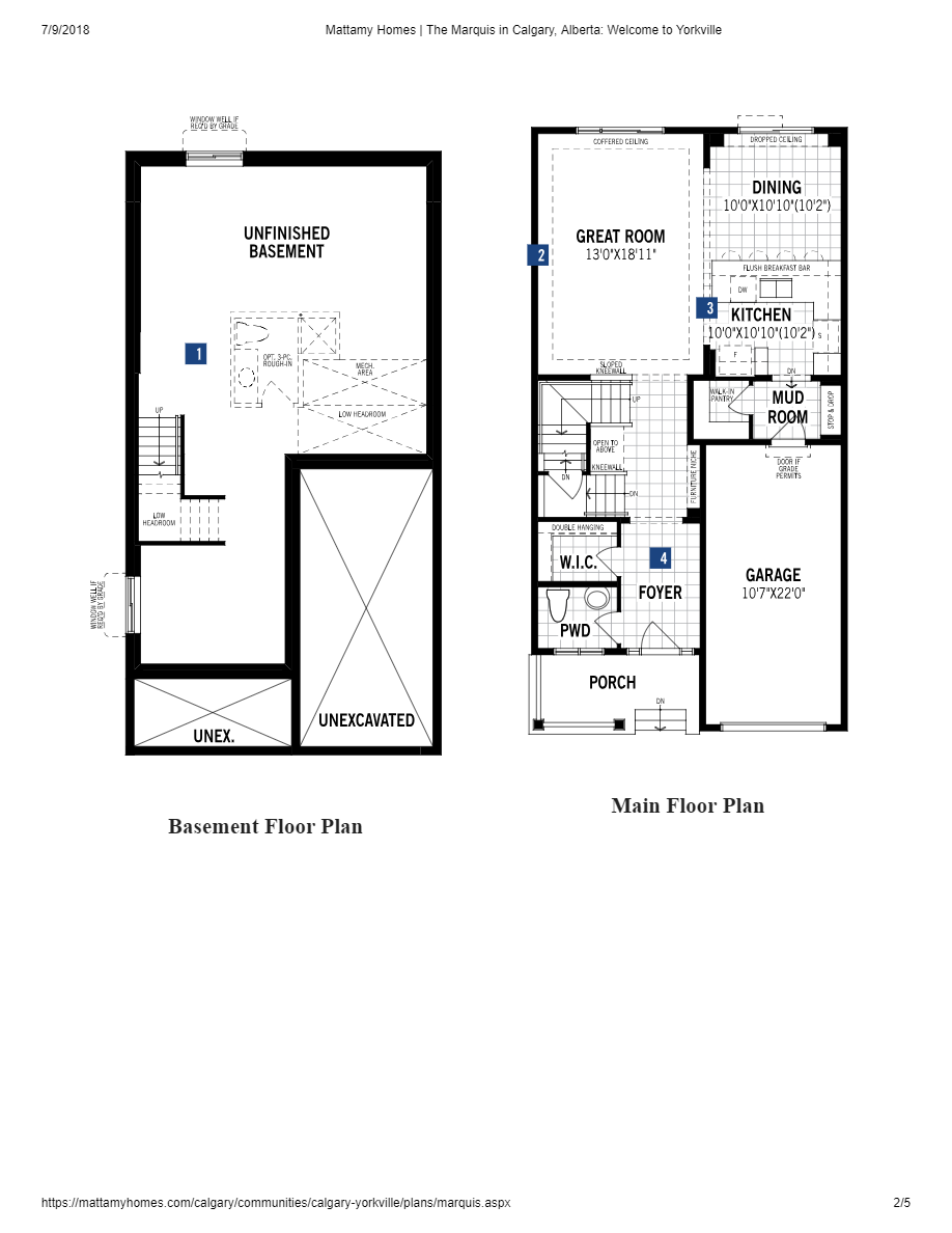 Yorkville by Mattamy Homes - Marquis Floor Plan, Calgary AB | Livabl