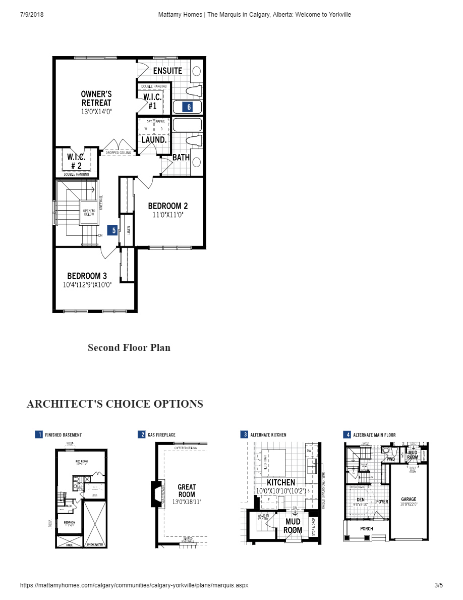 Yorkville by Mattamy Homes | Marquis | Floor Plans and Pricing