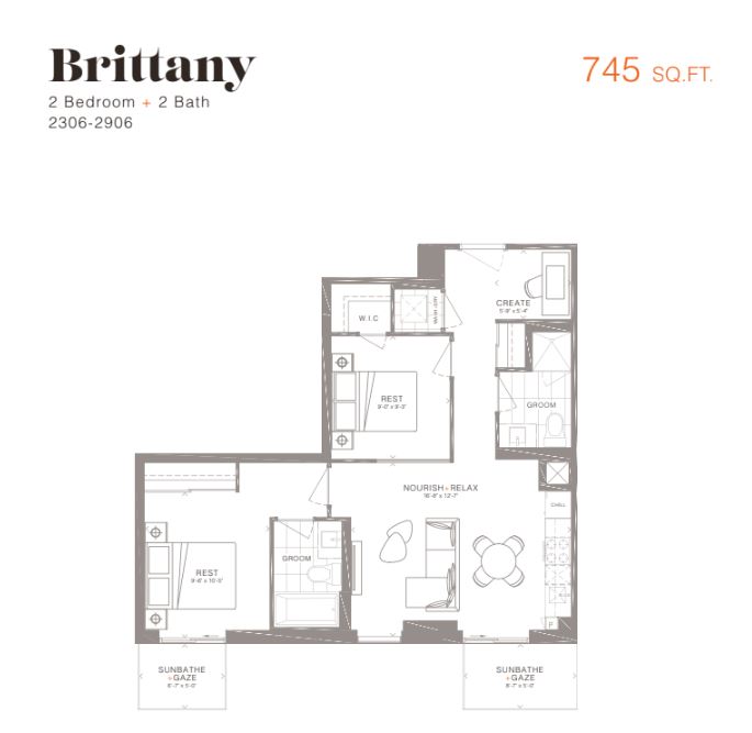 Empire Phoenix Condos | Brittany | Floor Plans and Pricing