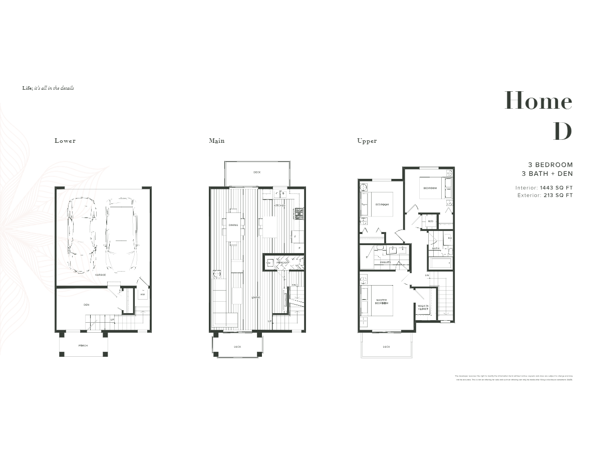 Luxia at Yorkson - D Floor Plan, Langley Township BC | Livabl