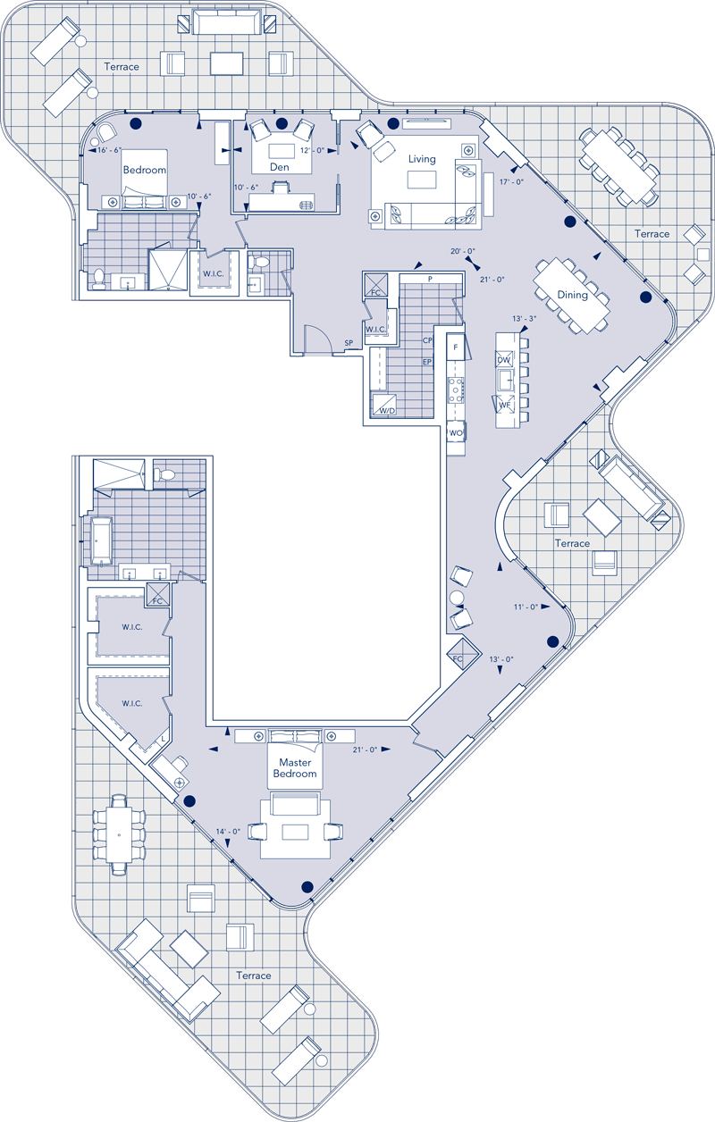 Aqualuna - GPH2 Floor Plan, Toronto ON | Livabl