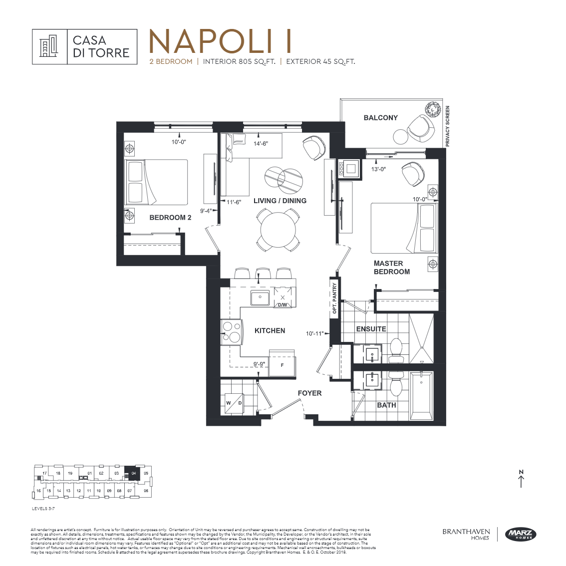 Casa Di Torre | Napoli I | Floor Plans and Pricing