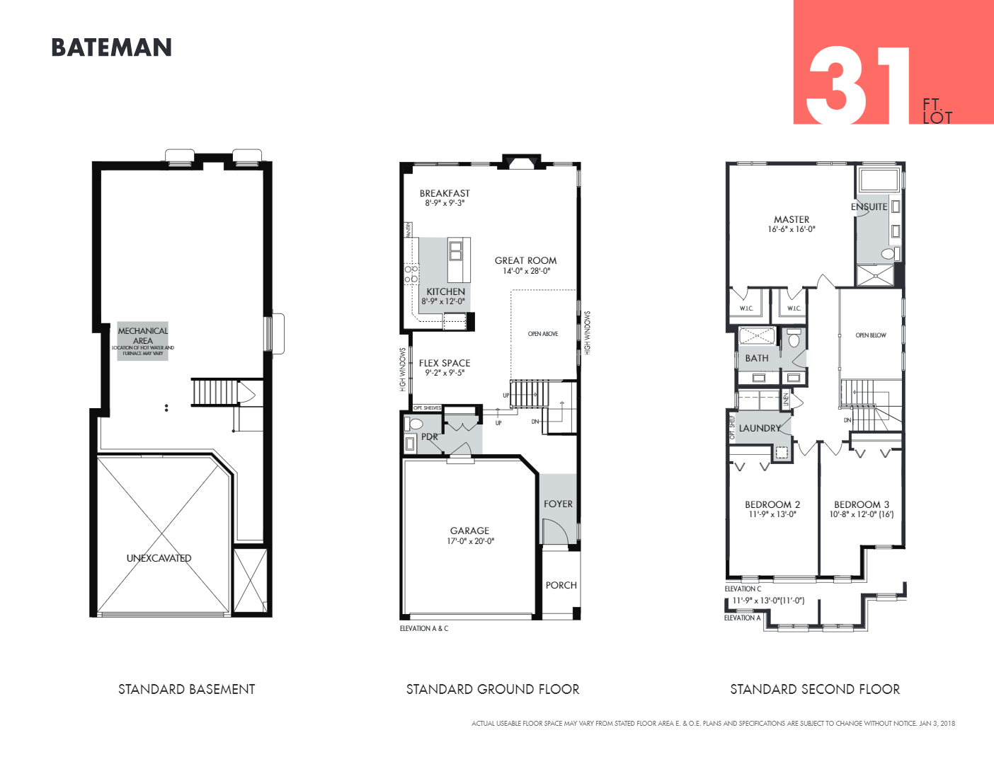 Westwood (Richcraft) - Bateman Floor Plan, Ottawa ON | Livabl
