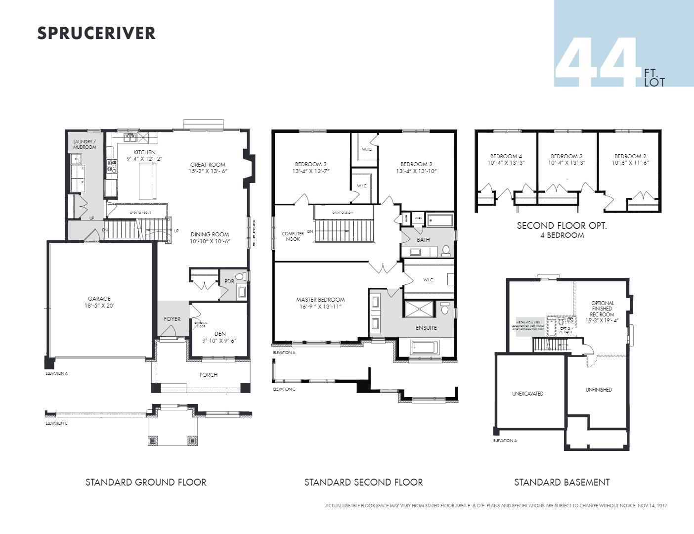 Westwood (Richcraft) - Spruceriver Floor Plan, Ottawa ON | Livabl