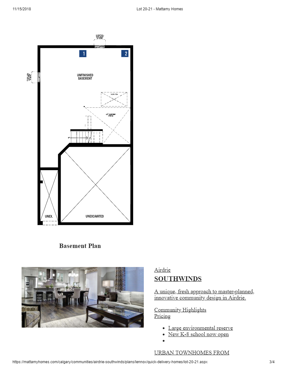 Southwinds by Mattamy Homes | 418 Windrow Common SW | Floor Plans and ...