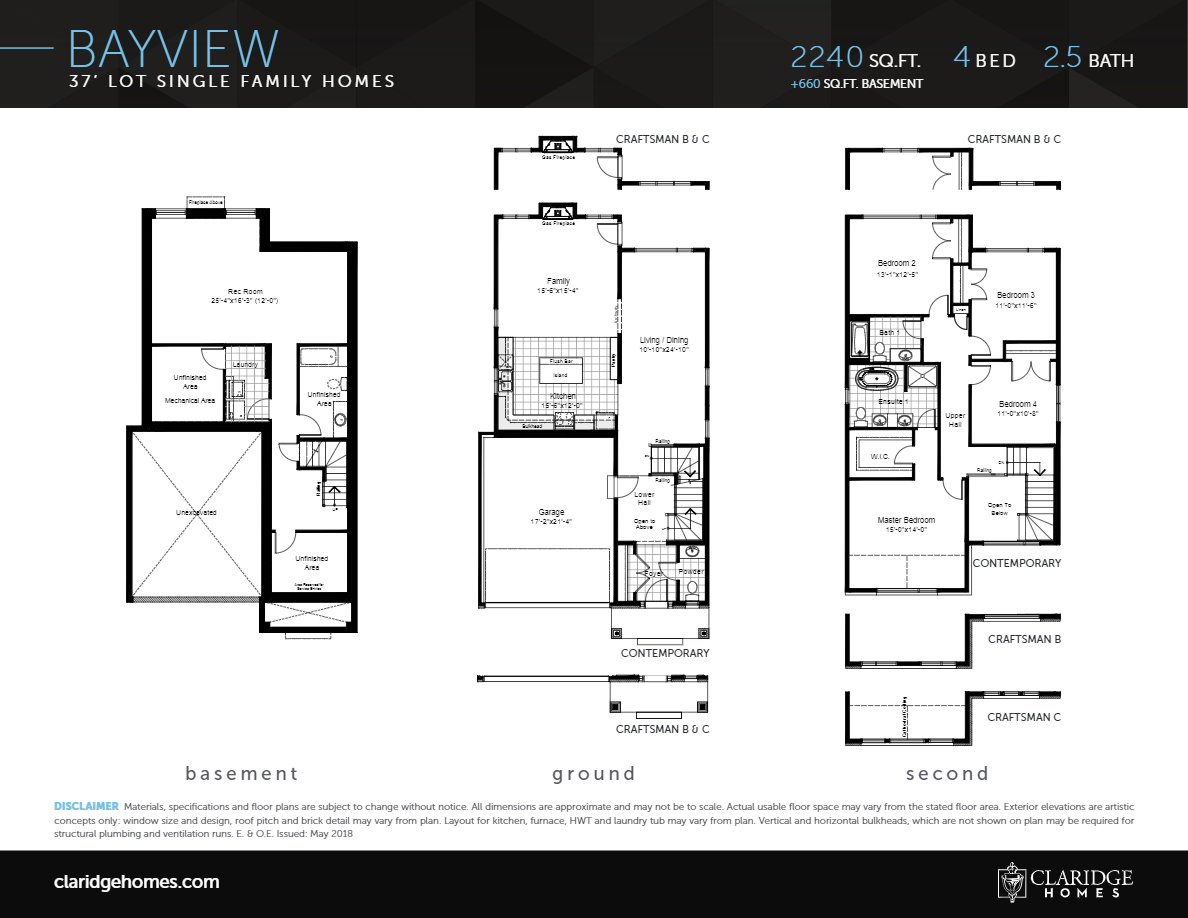 Westwood - Bayview Floor Plan, Ottawa ON | Livabl