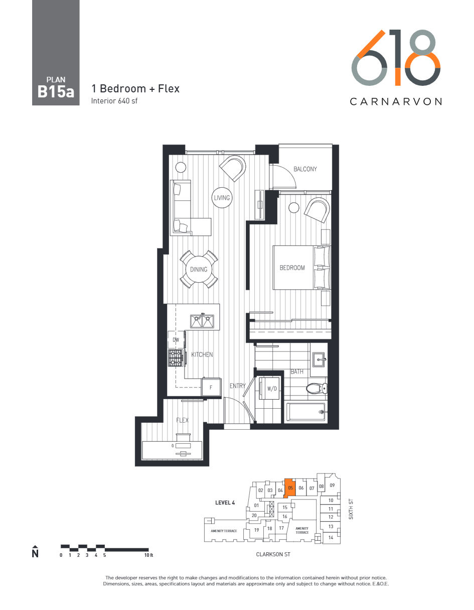 B15a floor plan at 618 Carnarvon in New Westminster, BC