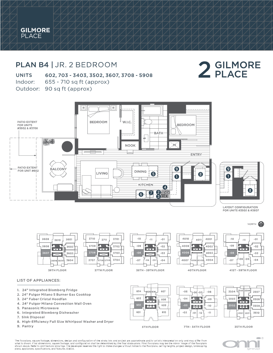 Gilmore Place | B4 | Floor Plans and Pricing