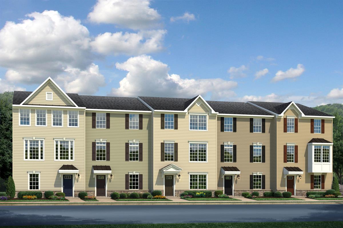 Chestnut Hill Preserve - Townhomes | Schubert with 2-Car Rear Garage ...