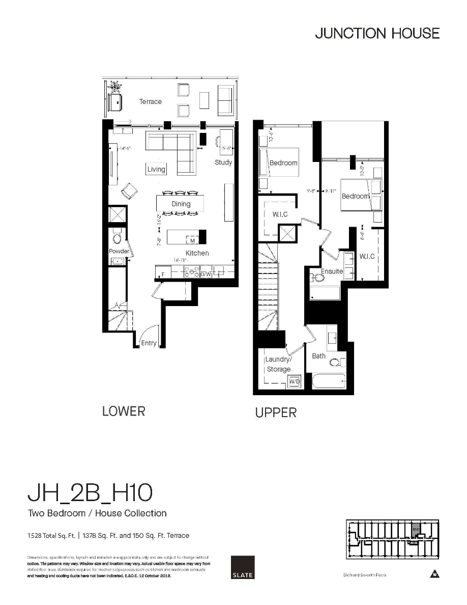 Junction House - JH_2B_H10 Floor Plan, Toronto ON | Livabl