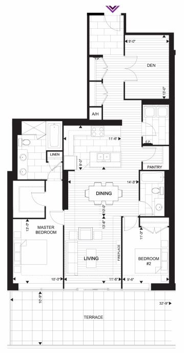 Gordon Square | 2Q | Floor Plans and Pricing