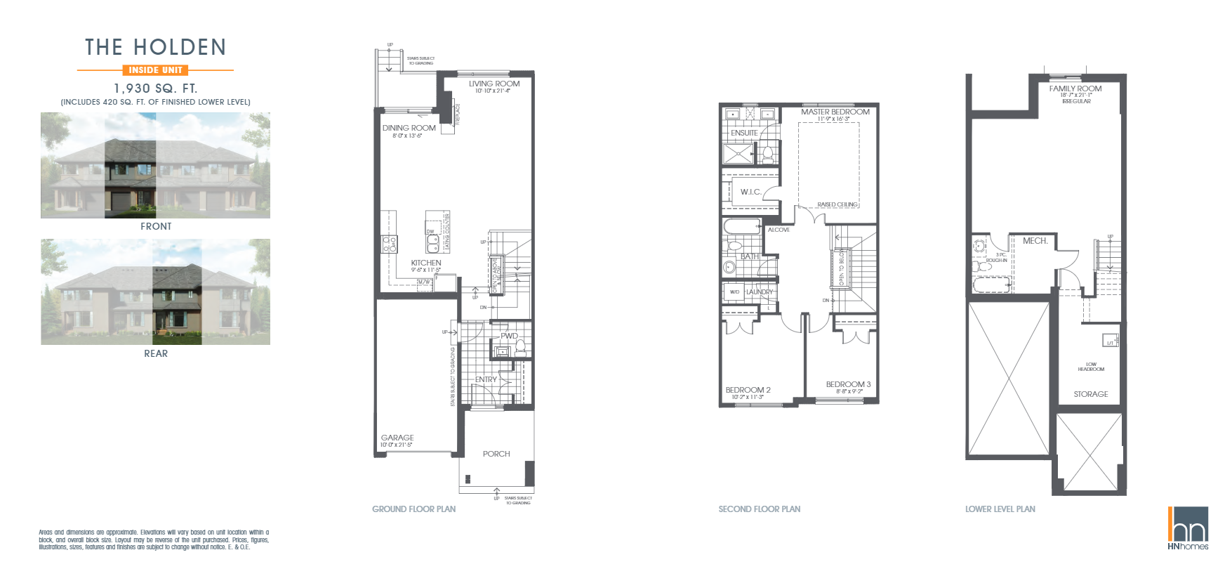 Cowan's Grove - The Holden Floor Plan, Ottawa ON | Livabl