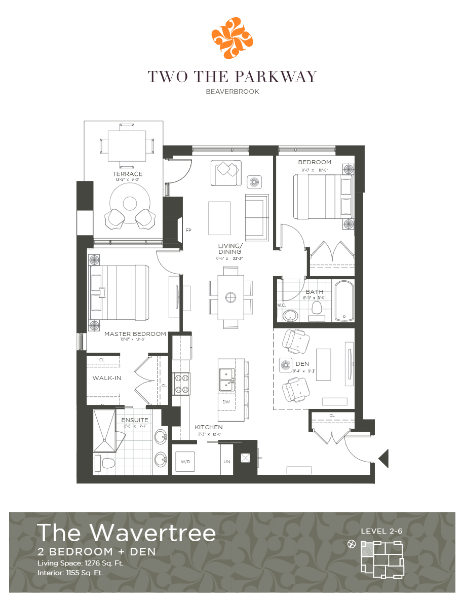 Two The Parkway - The Wavertree Floor Plan, Ottawa ON | Livabl
