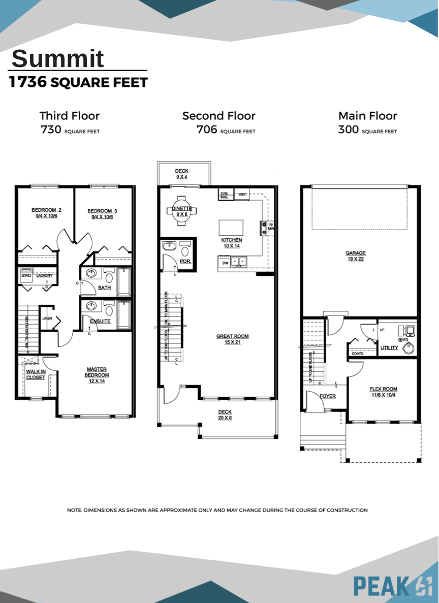 Peak 61 | Summit | Floor Plans and Pricing