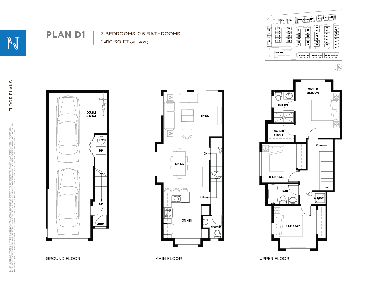Northview Estate - D1 Floor Plan, Richmond BC | Livabl