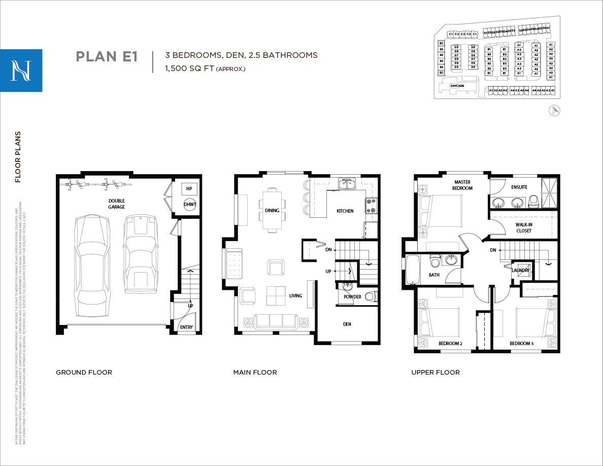 Northview Estate - E1 Floor Plan, Richmond BC | Livabl