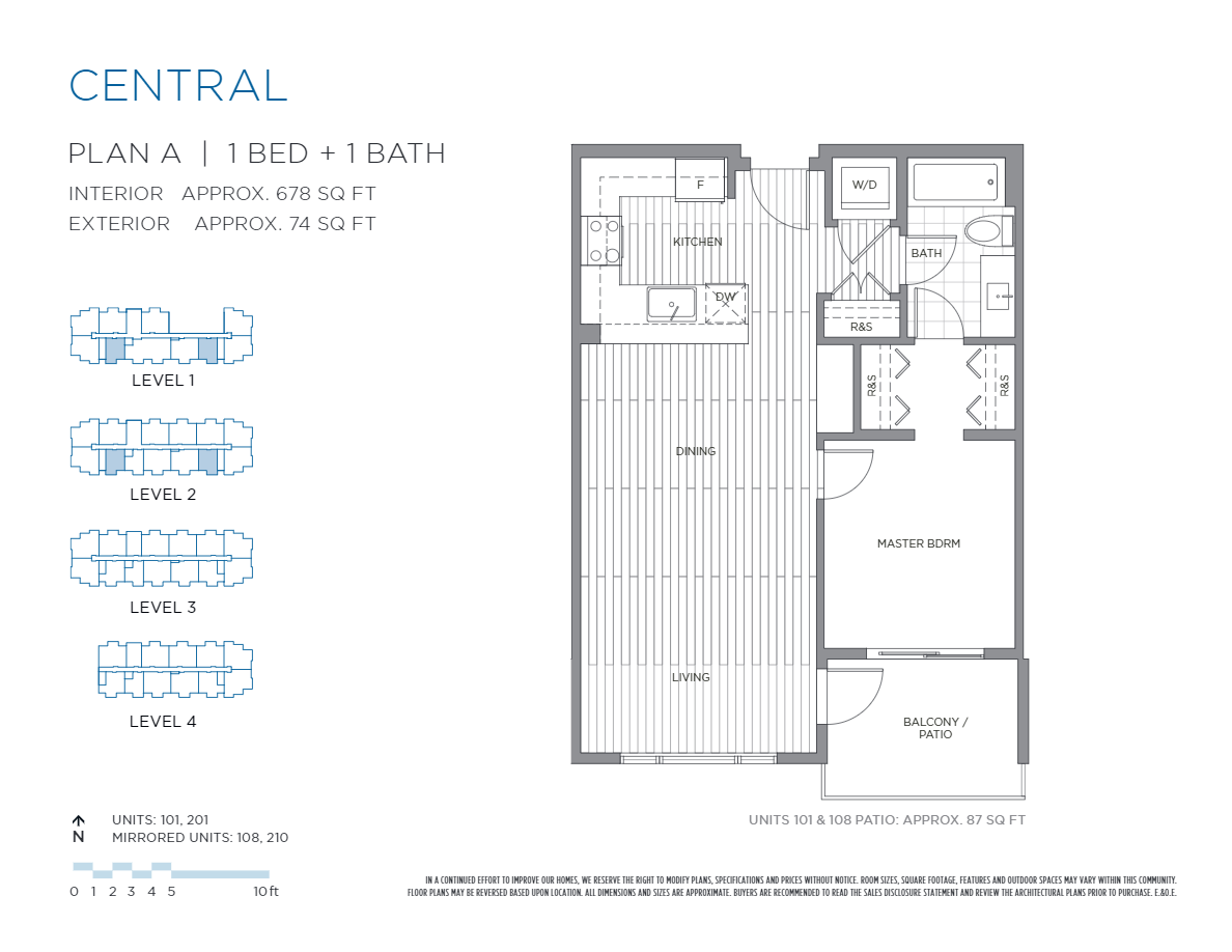 Central | A | Floor Plans and Pricing