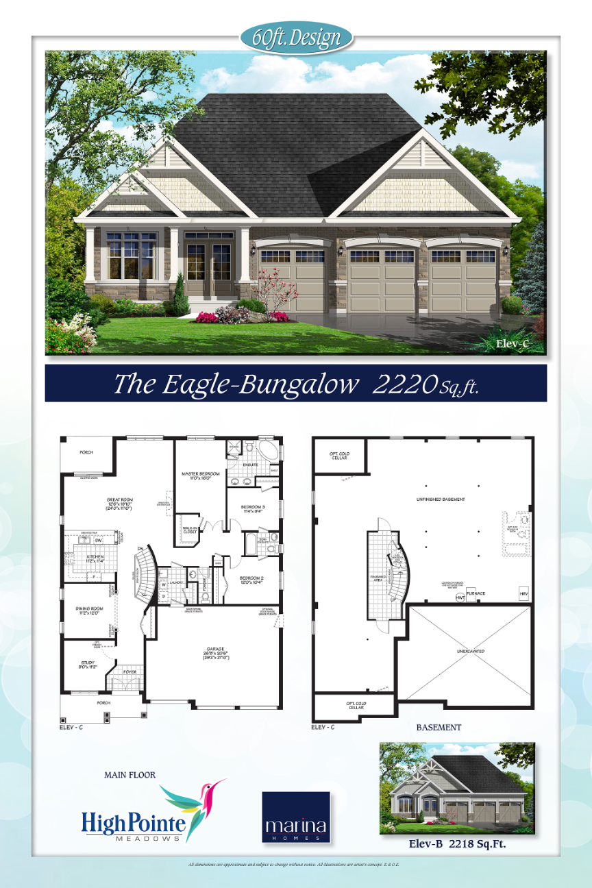 High Pointe Meadows - Eagle Floor Plan, Fort Erie ON | Livabl