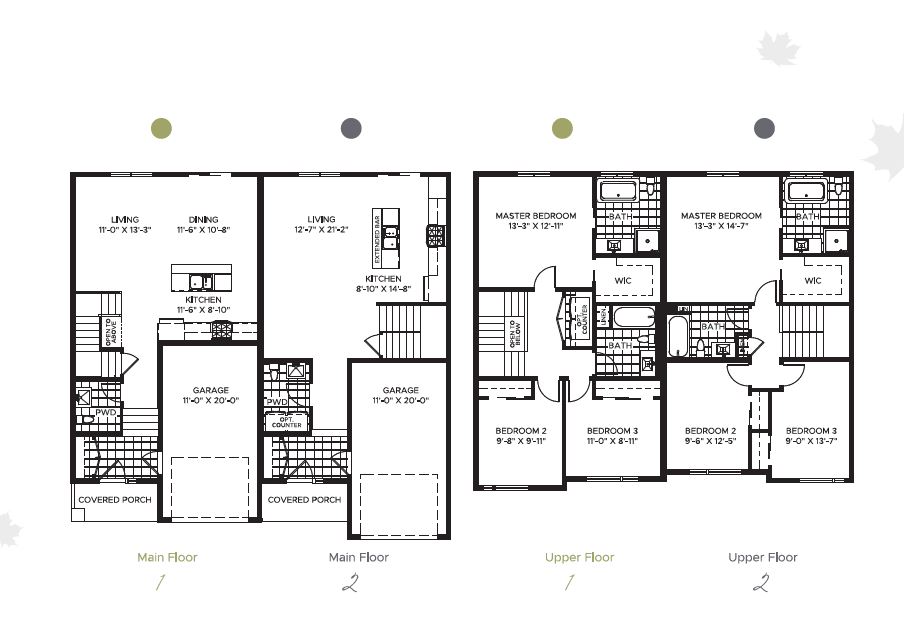 Summit floor plan at Maple Ridge - Muskoka in Huntsville, ON