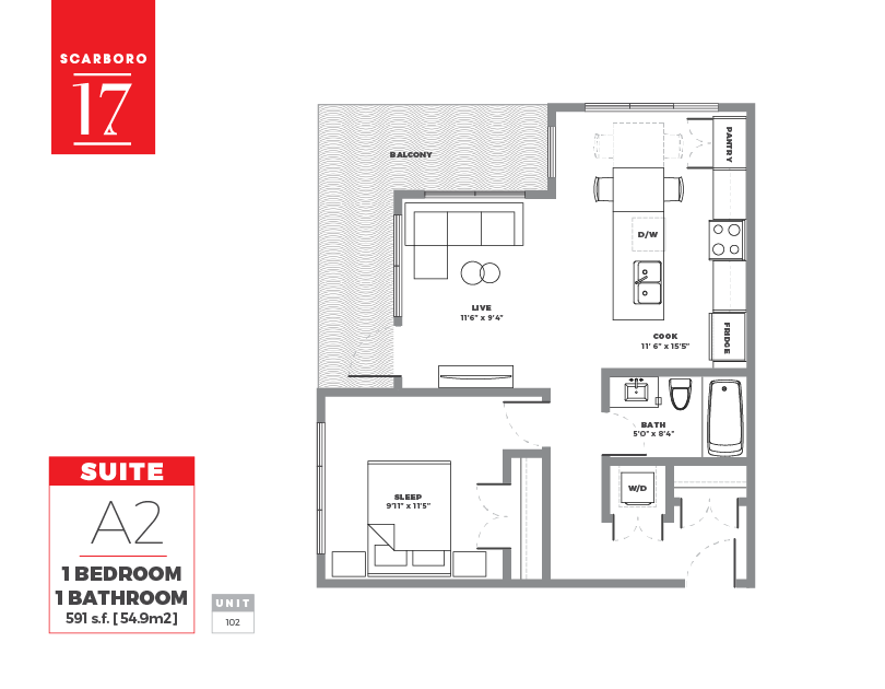 Scarboro17 | A2 | Floor Plans and Pricing