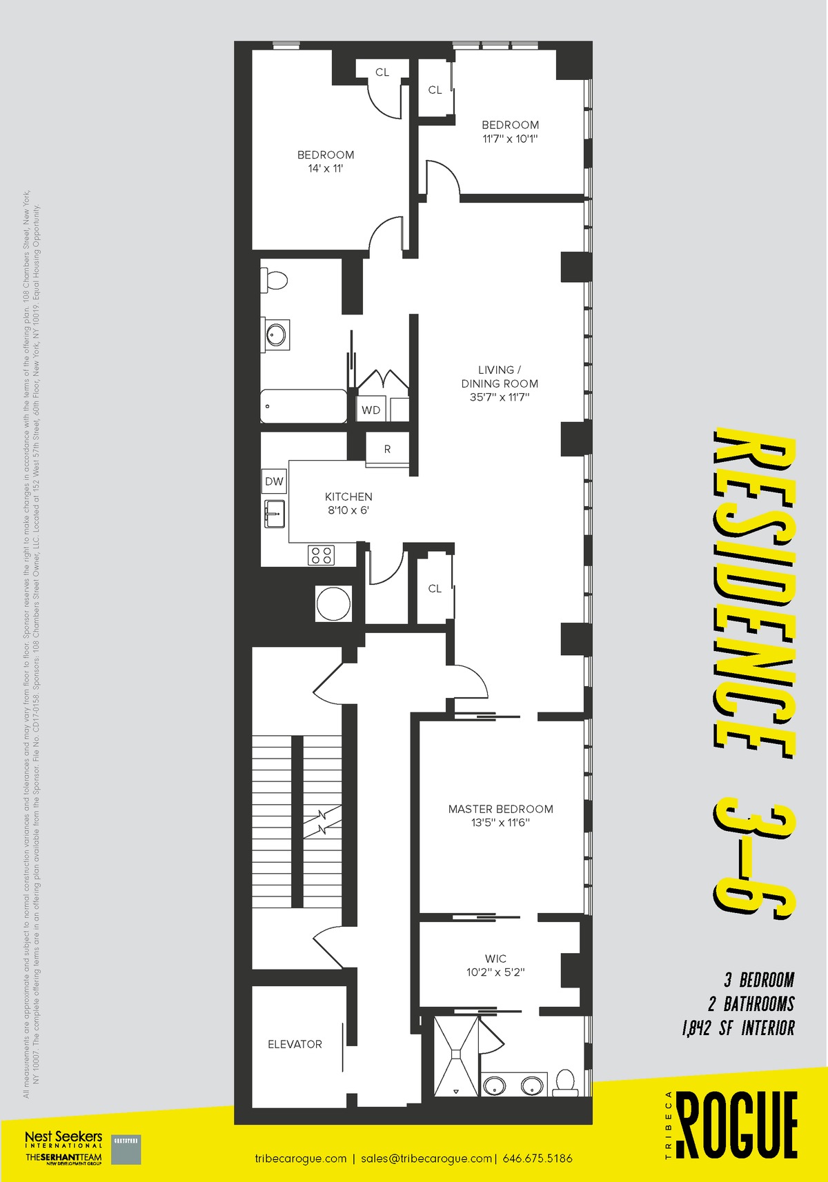 Tribeca Rogue | 3rd Floor | Floor Plans and Pricing