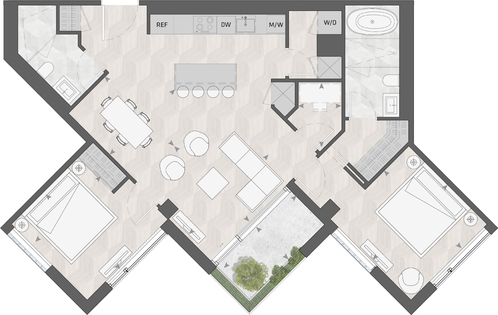 King Toronto | 2BD.67C | Floor Plans and Pricing