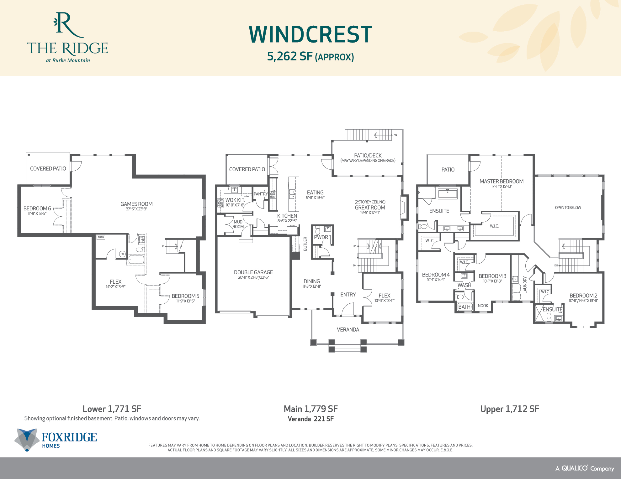 The Ridge at Burke Mountain (Phase 1 & 2) - Windcrest Floor Plan ...